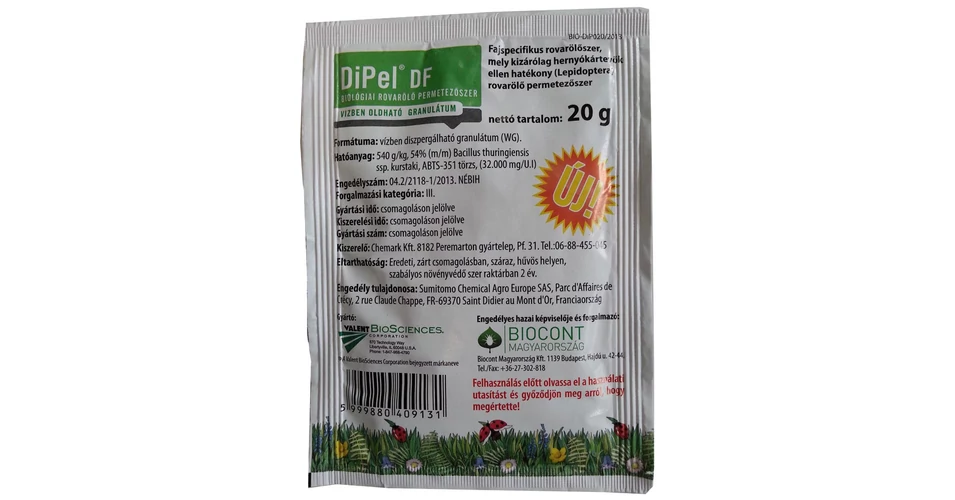 Dipel DF a Rovar és atkaölőszerek kategóriánkban