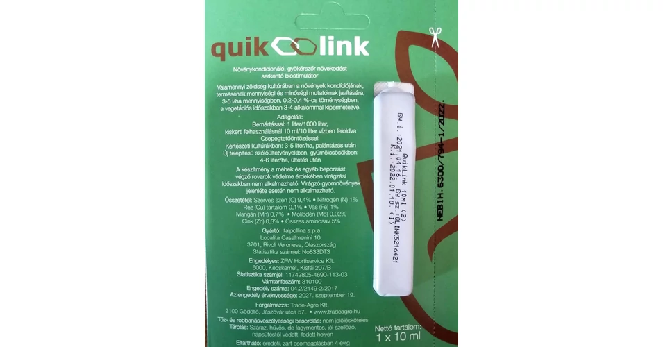 Quik Link gyökeresedést segítő növénykondícionáló készítmény 10 ml a ...